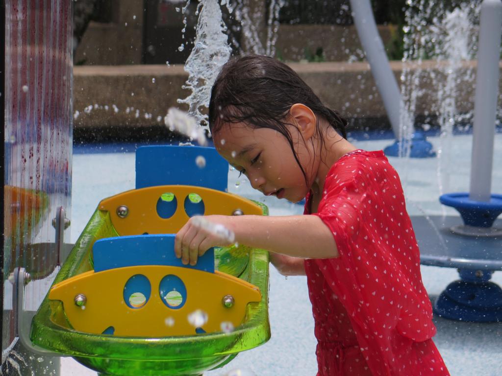 IMM Building CapitaLand | Rooftop Splashpad In Singapore By Vortex