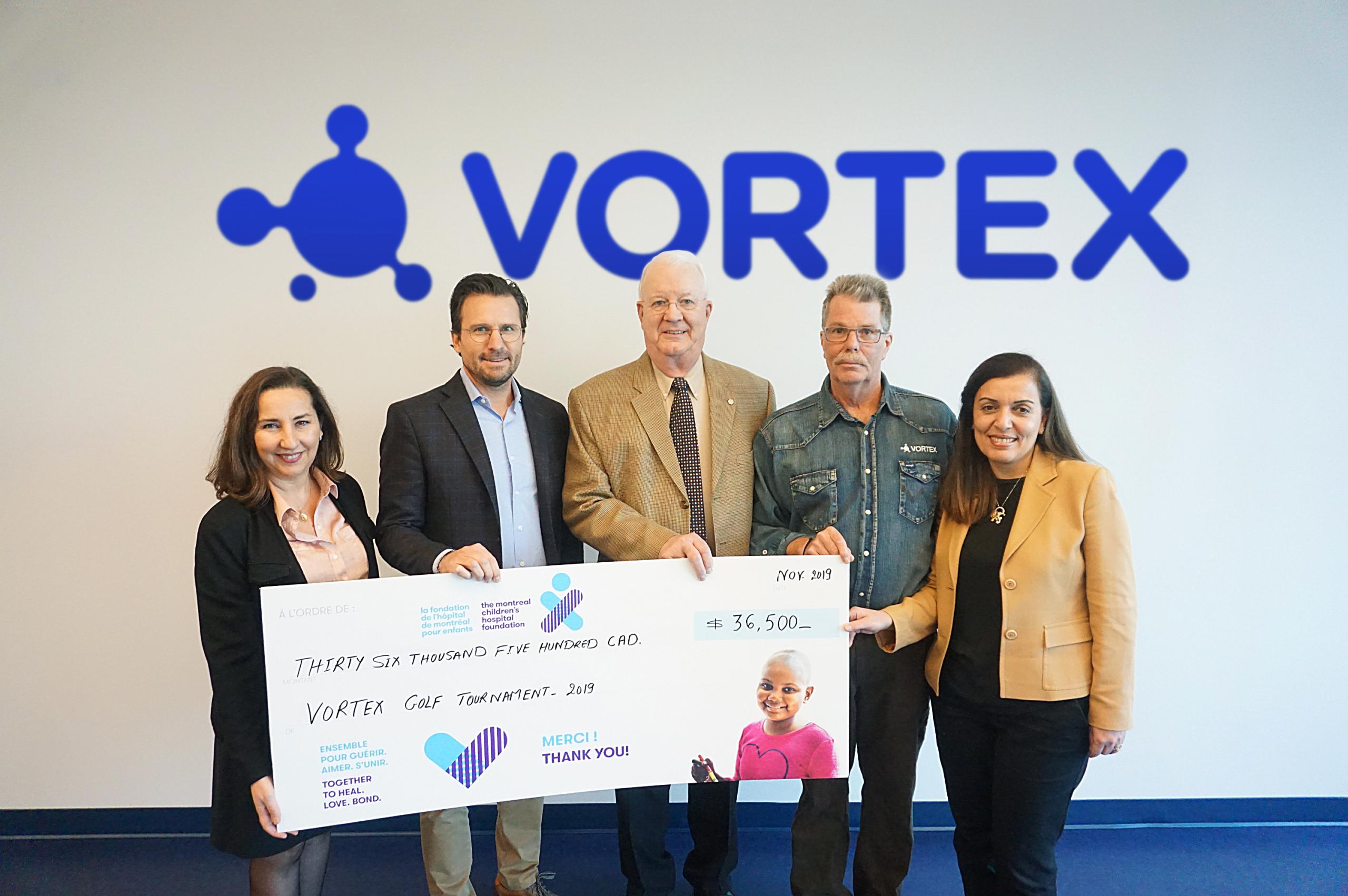 Vortex Donates Record $36,500 to Angela's Big Hearts for Little Kids ...