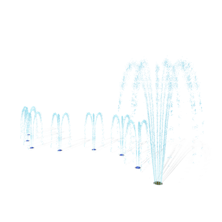 VORTEX Cylinder Spray - VOR 307 - Ground Sprays Splashpad®.