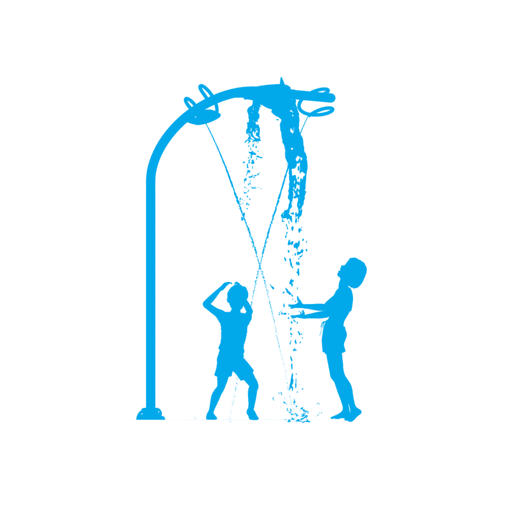 Vine-themed aquatic play structure | Vortex