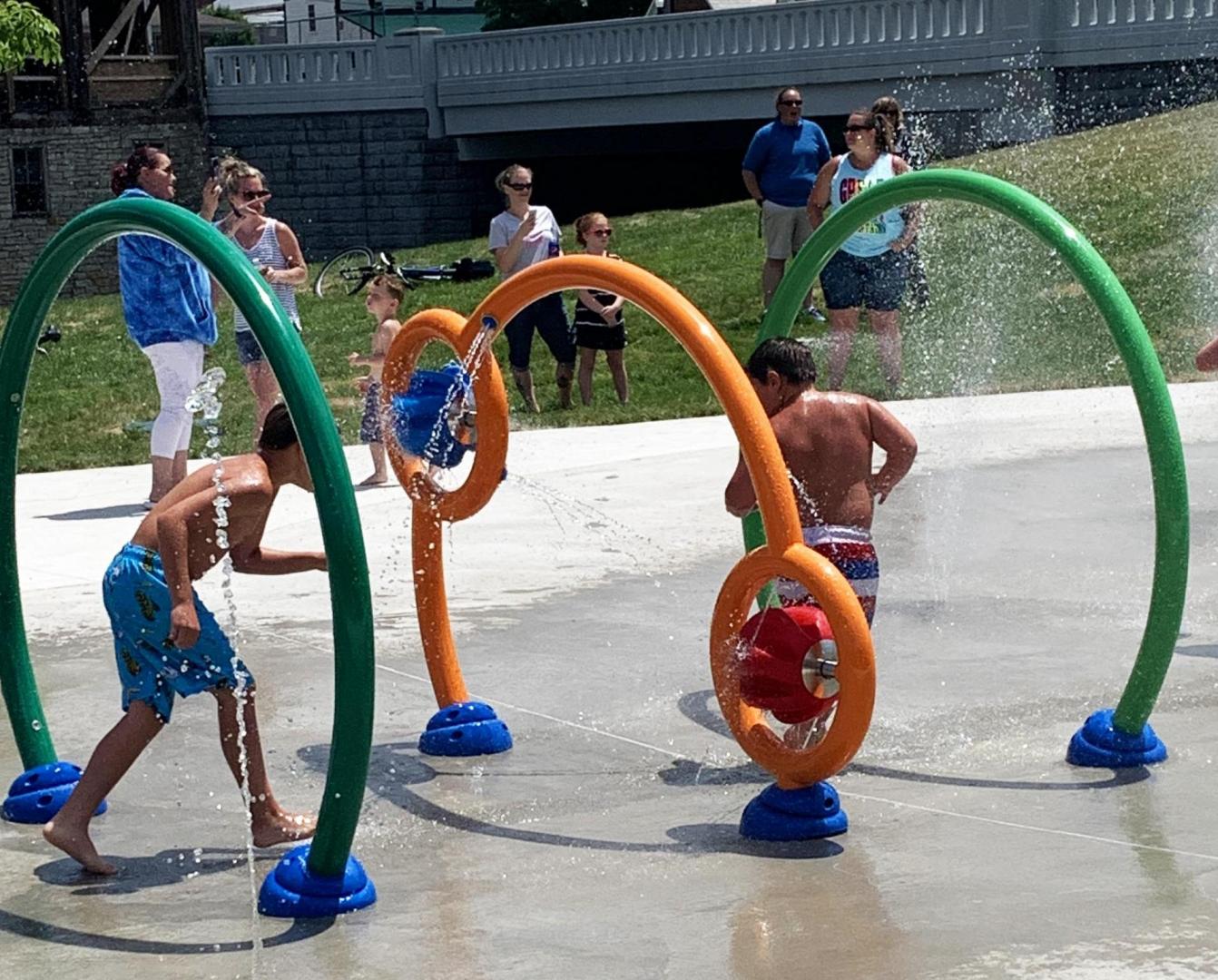 High Street Park | Ohio Splashpad Inspired by Local Students