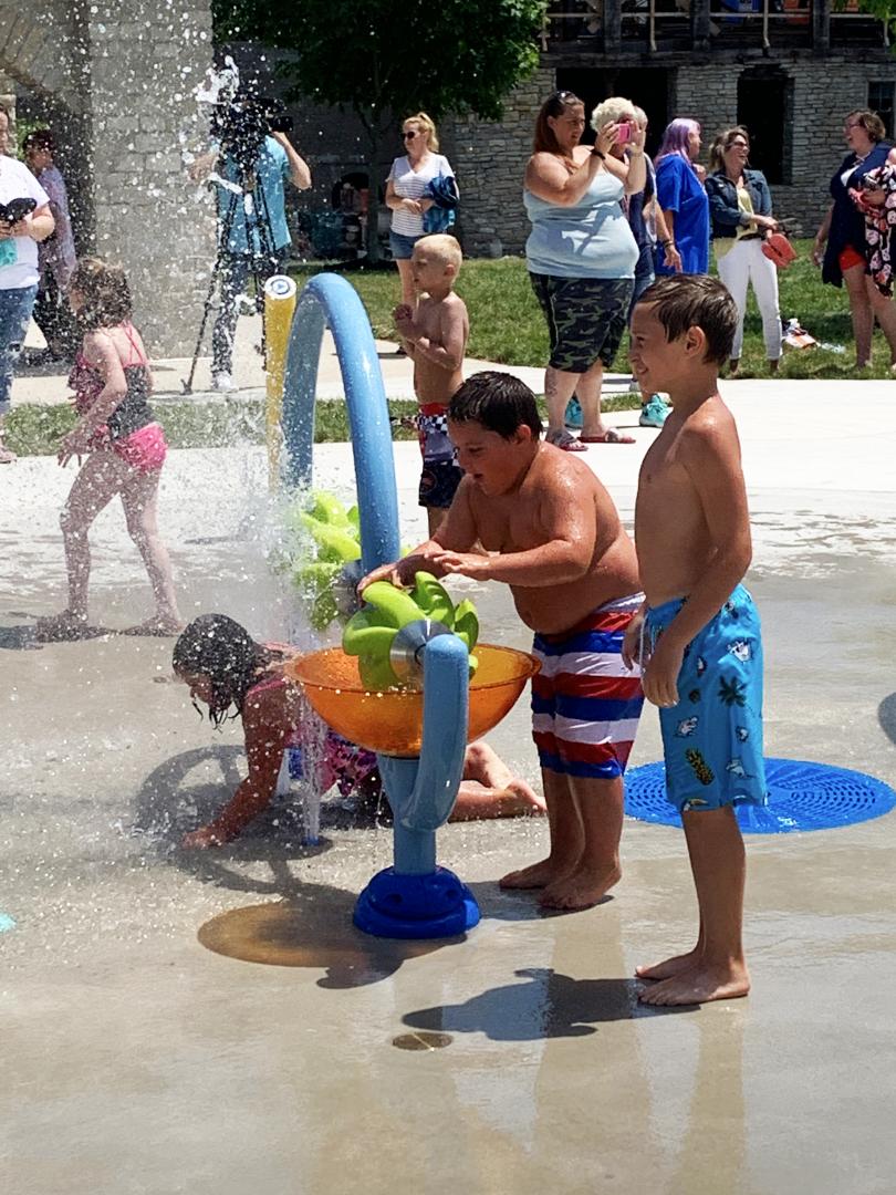 High Street Park | Ohio Splashpad Inspired by Local Students