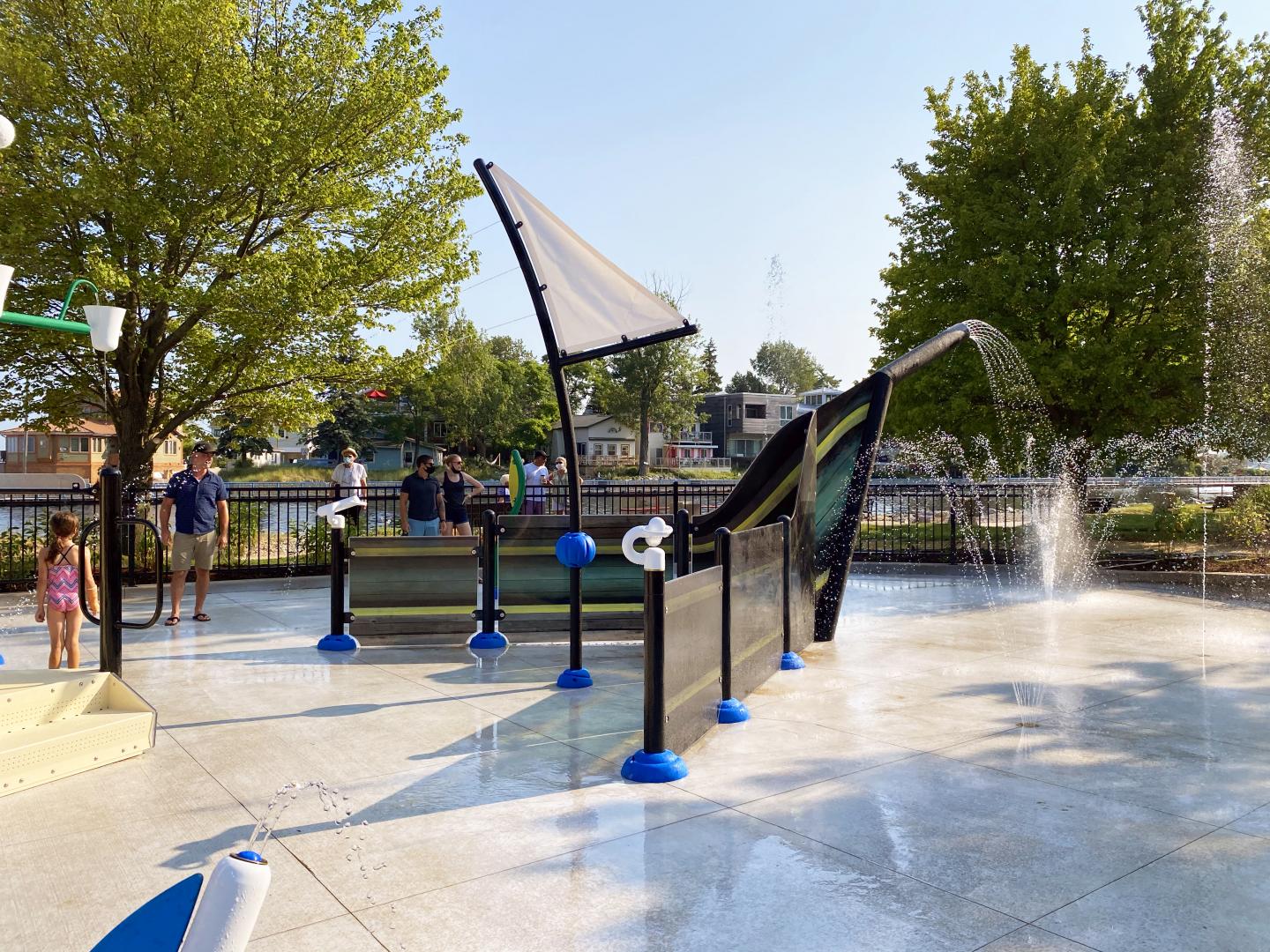 Riverfront Park | Pirate-Themed Splashpad In Michigan By Vortex