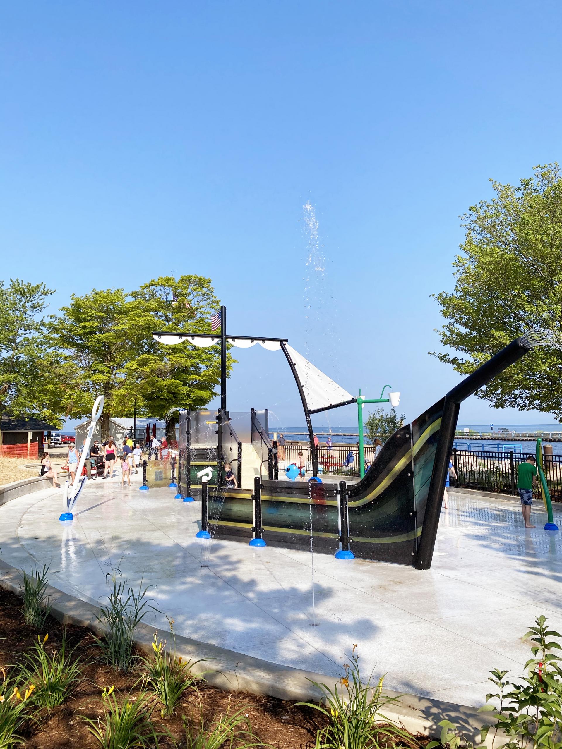 Riverfront Park | Pirate-Themed Splashpad in Michigan by Vortex