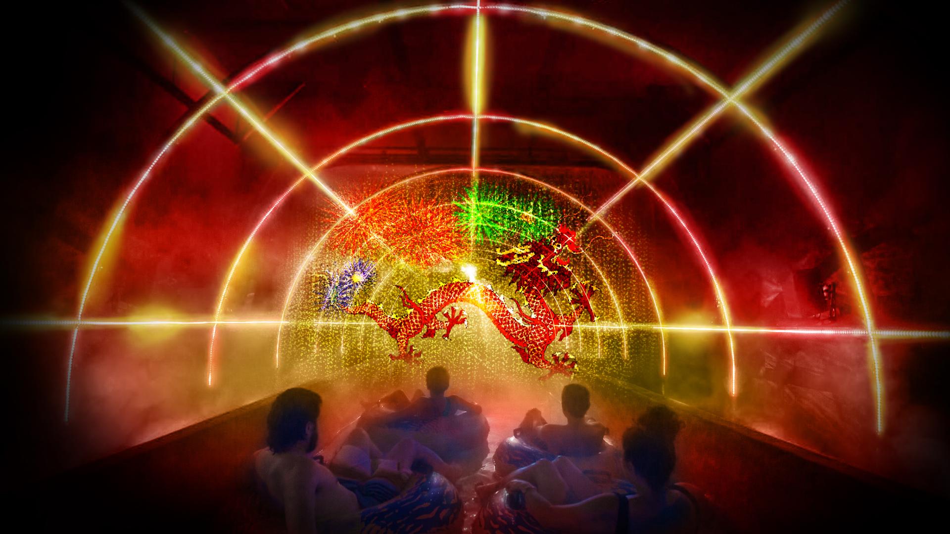 Dream Tunnel™ - Immersive Water Slide Tunnel By Vortex