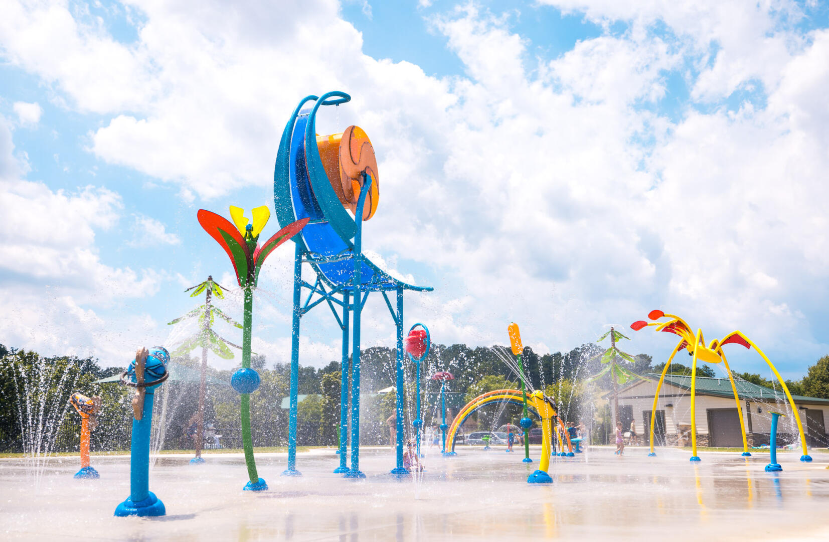 Pine Community Center | Multi-Zone Splashpad In Pennsylvania By Vortex
