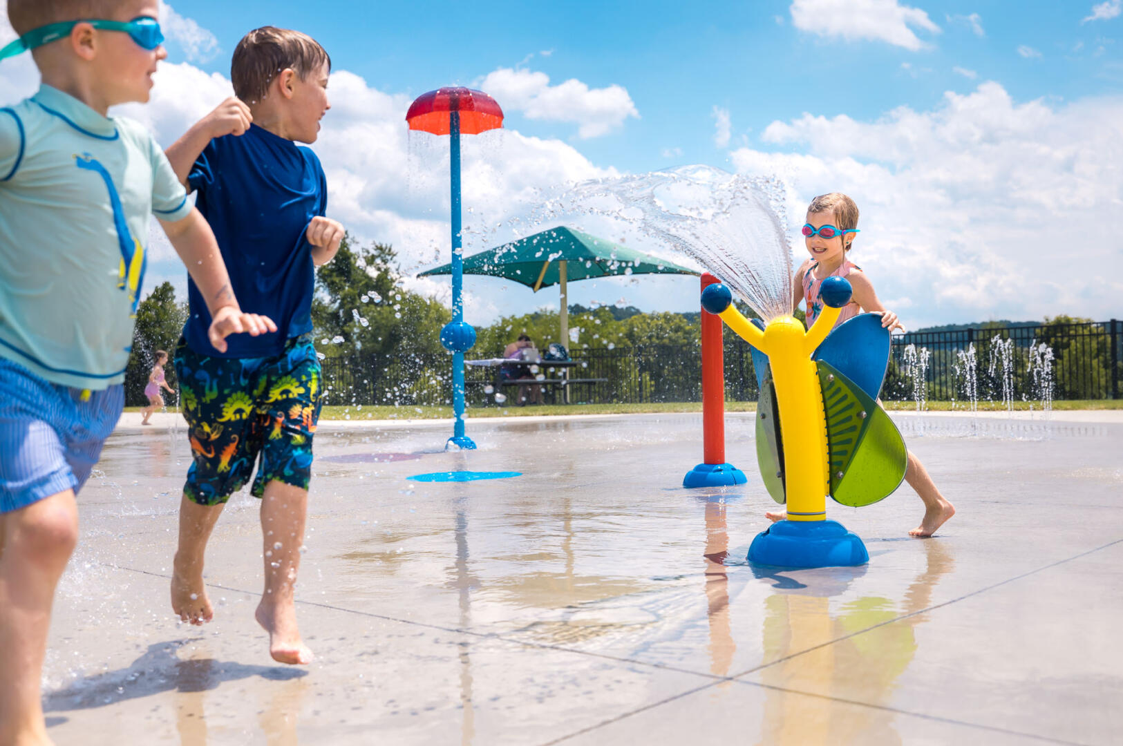 Pine Community Center | Multi-Zone Splashpad In Pennsylvania By Vortex