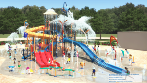 Vortex Splash Pad-Splash park Equipment-Commercial Water Slides