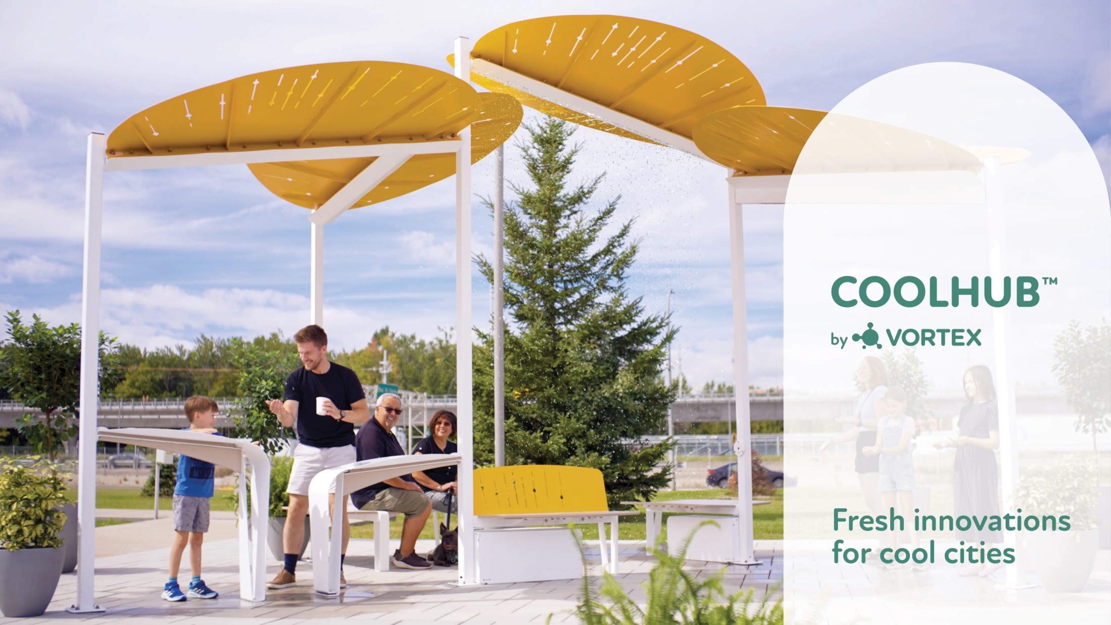 Vortex's COOLHUB™, a sustainable solution for urban refreshment