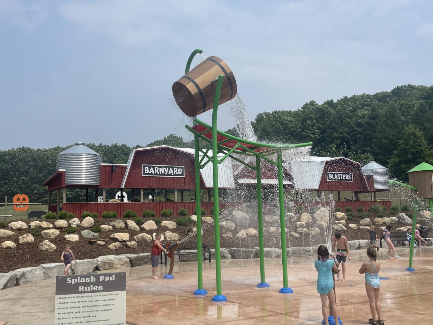Lewis Adventure Farm | Rural Michigan Splashpad By Vortex