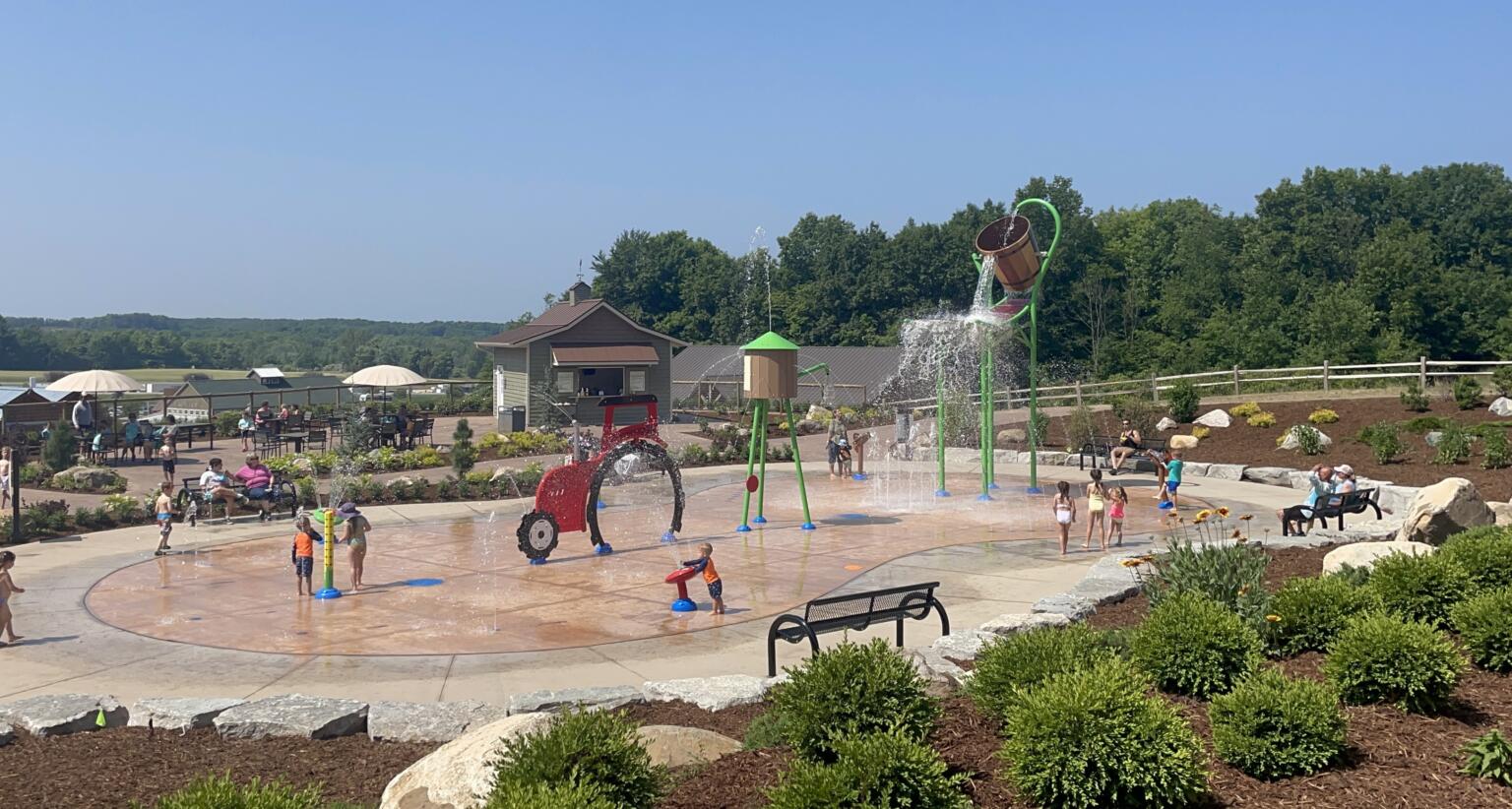 Lewis Adventure Farm | Rural Michigan Splashpad By Vortex