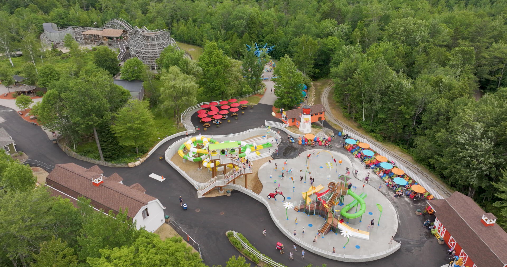 Moo Lagoon at Story Land | Farm-Themed Splashpad by Vortex